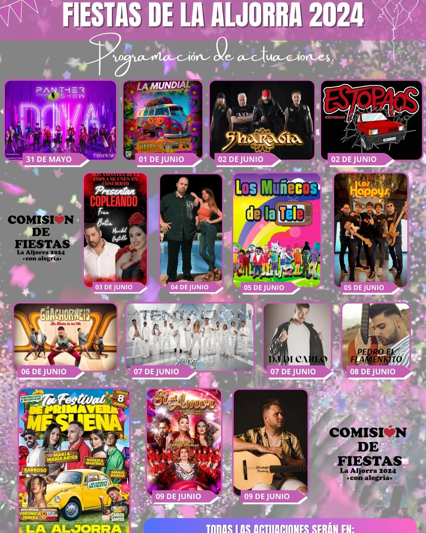 Programa Fiestas La Aljorra 2024 - La Guía W - La Guía Definitiva ...