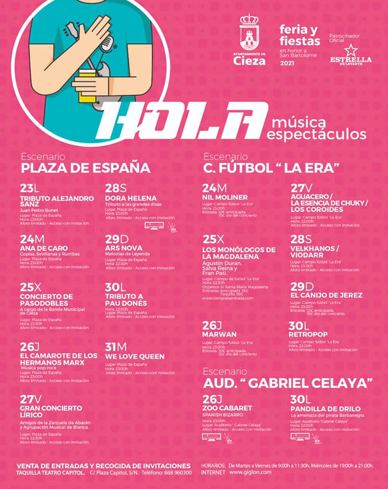 Programa Fiestas Cieza 2022 - La Guía W - La Guía Definitiva ...