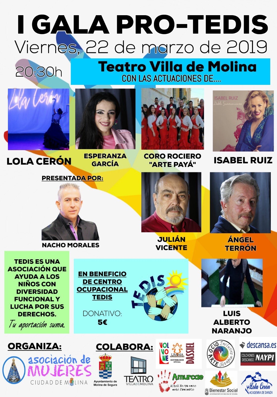 I Gala Pro-Tedis en el Teatro Villa de Molina - La Guía W - La Guía ...